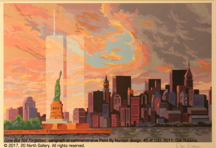 Dan Robbins_Gone But Not Forgotten, 5 of 100_serigraph of commemorative ...